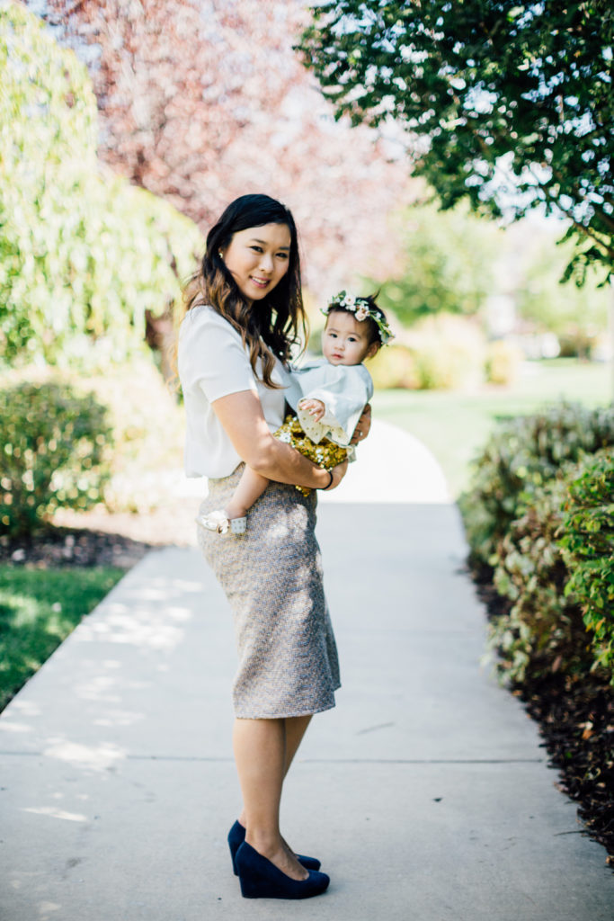 Mommy And Me Sparkly Skirts For Holiday Party Sandyalamode