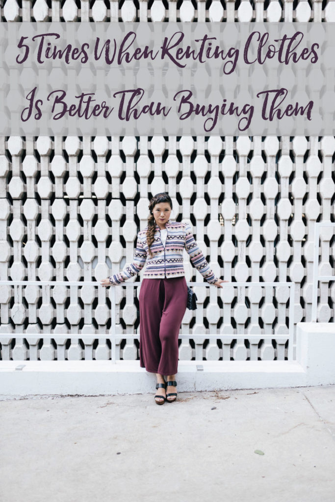 5 Times When Renting Clothes Is Better Than Buying Them | SandyALaMode