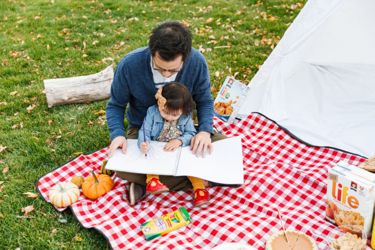 A Little Fall Family Picnic (And A How To)! | SandyALaMode