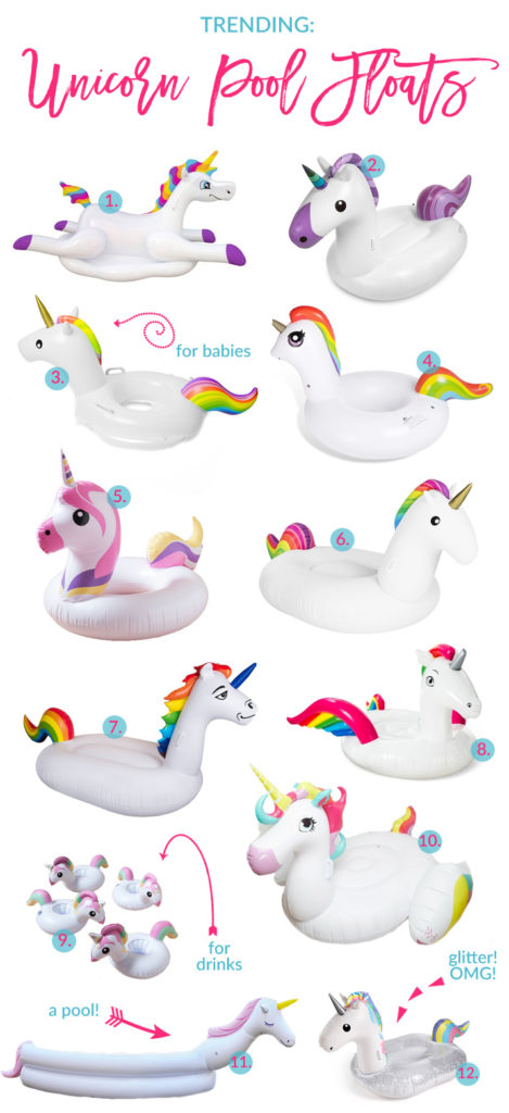 The Ultimate Unicorn Pool Float Guide For Summer | SandyALaMode