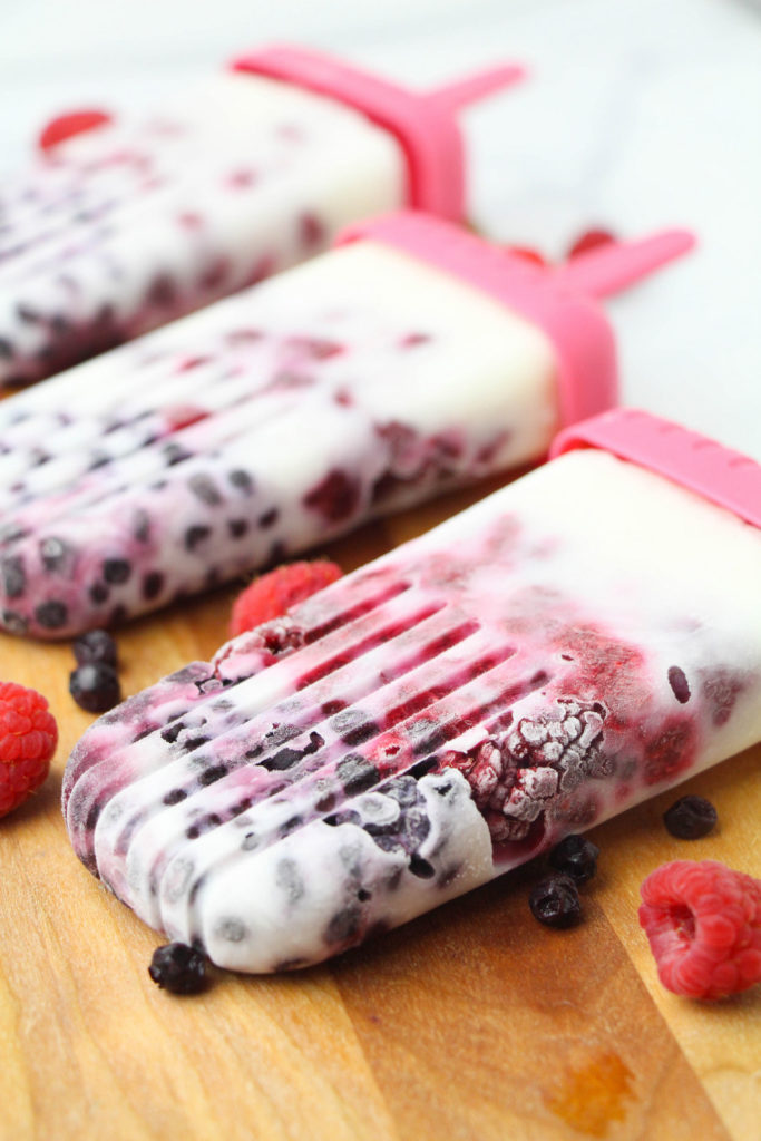 How To Make Patriotic Fruit Popsicles | SandyALaMode