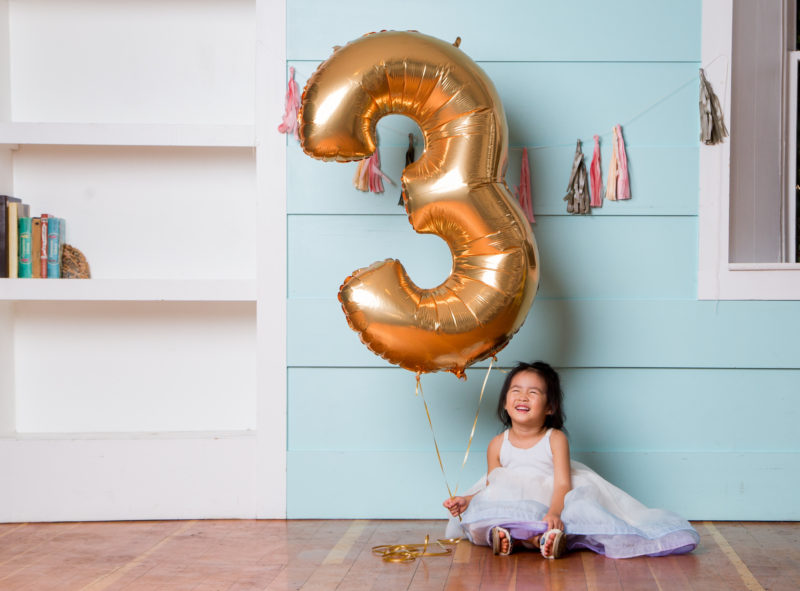 Vivian Turns Three - Her 3 Year Old Pictures | SandyALaMode