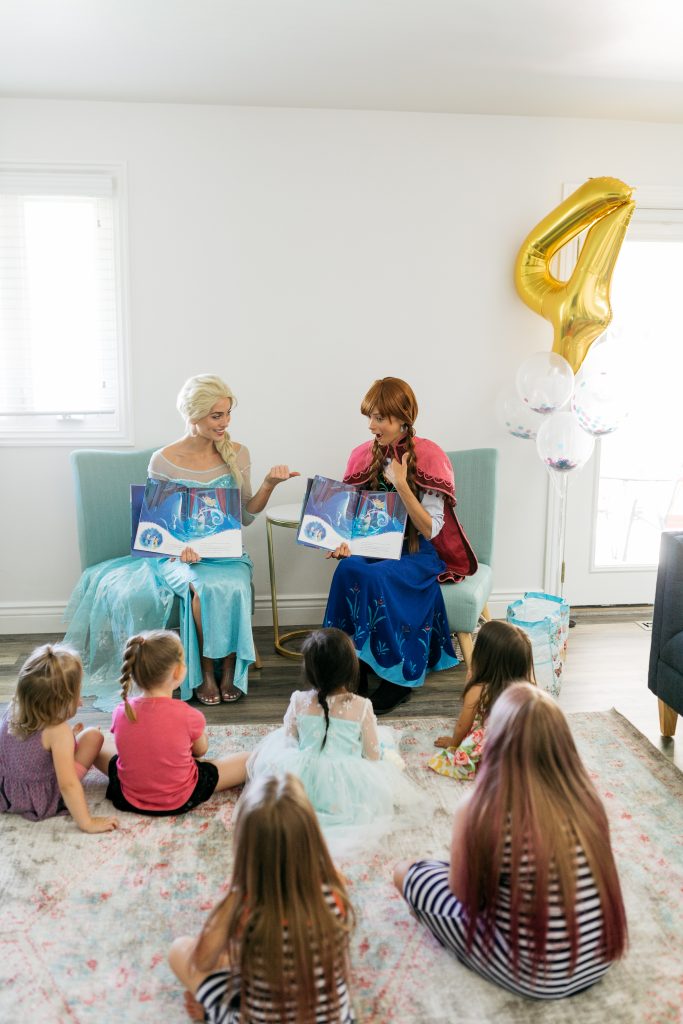 Vivian's 4th Birthday Frozen Ice Princess Party | Sandy a la Mode