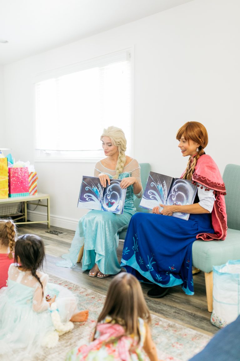 Vivian's 4th Birthday Frozen Ice Princess Party | Sandy a la Mode