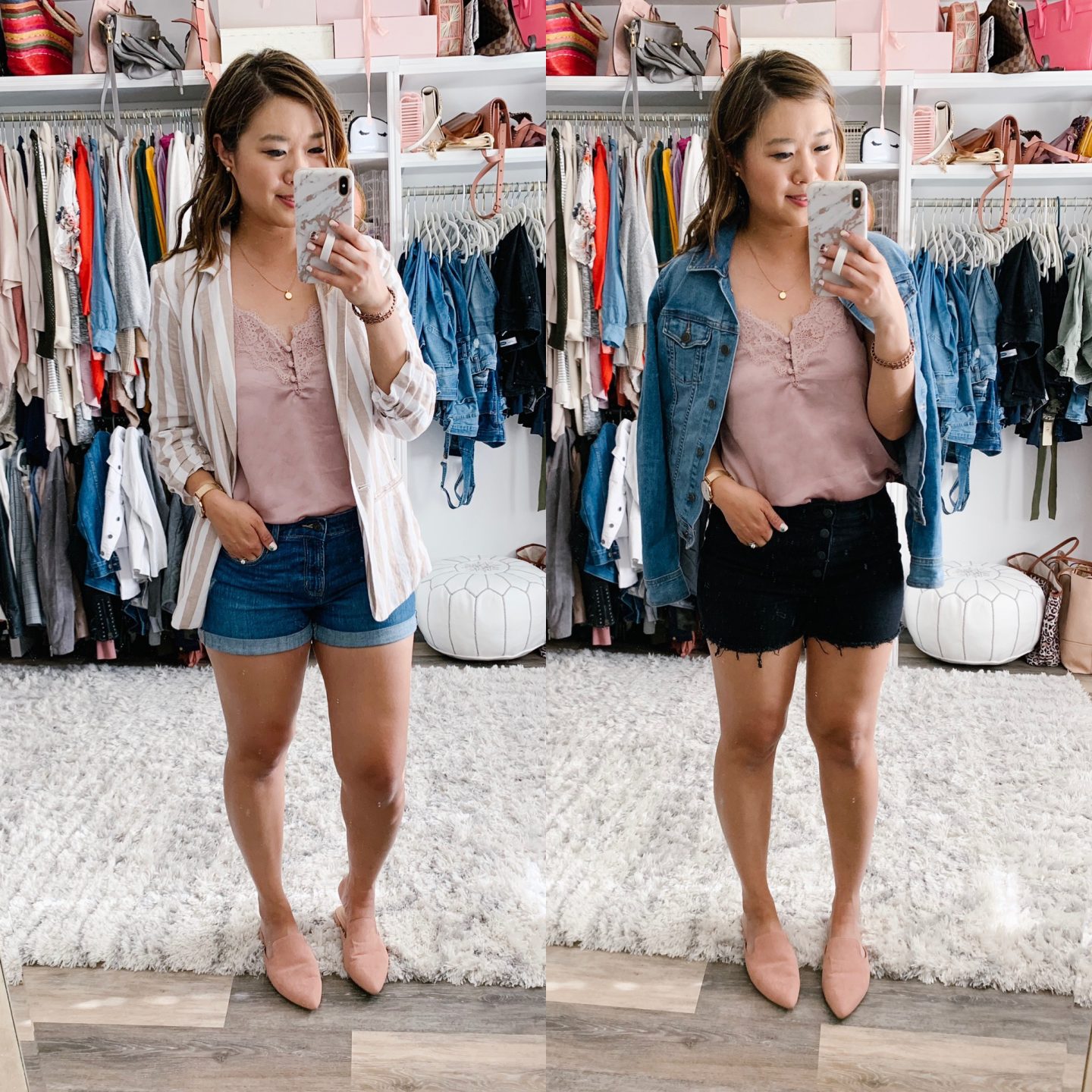 My Favorite Denim Shorts For Summer + How To Style Them | SandyALaMode