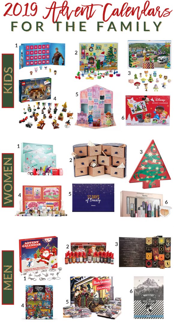 2019 Advent Calendars For The Family | SandyALaMode