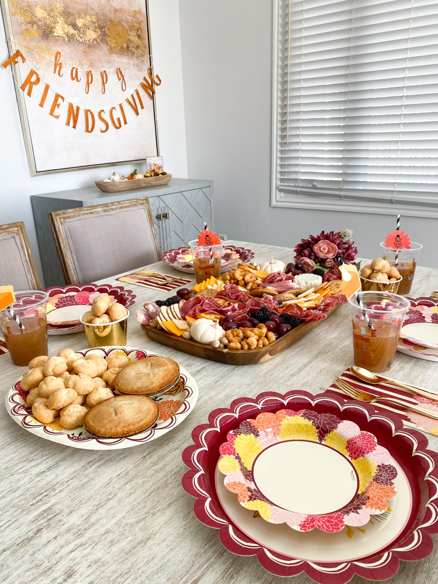 Easy Friendsgiving At Home Idea For Kids | SandyALaMode