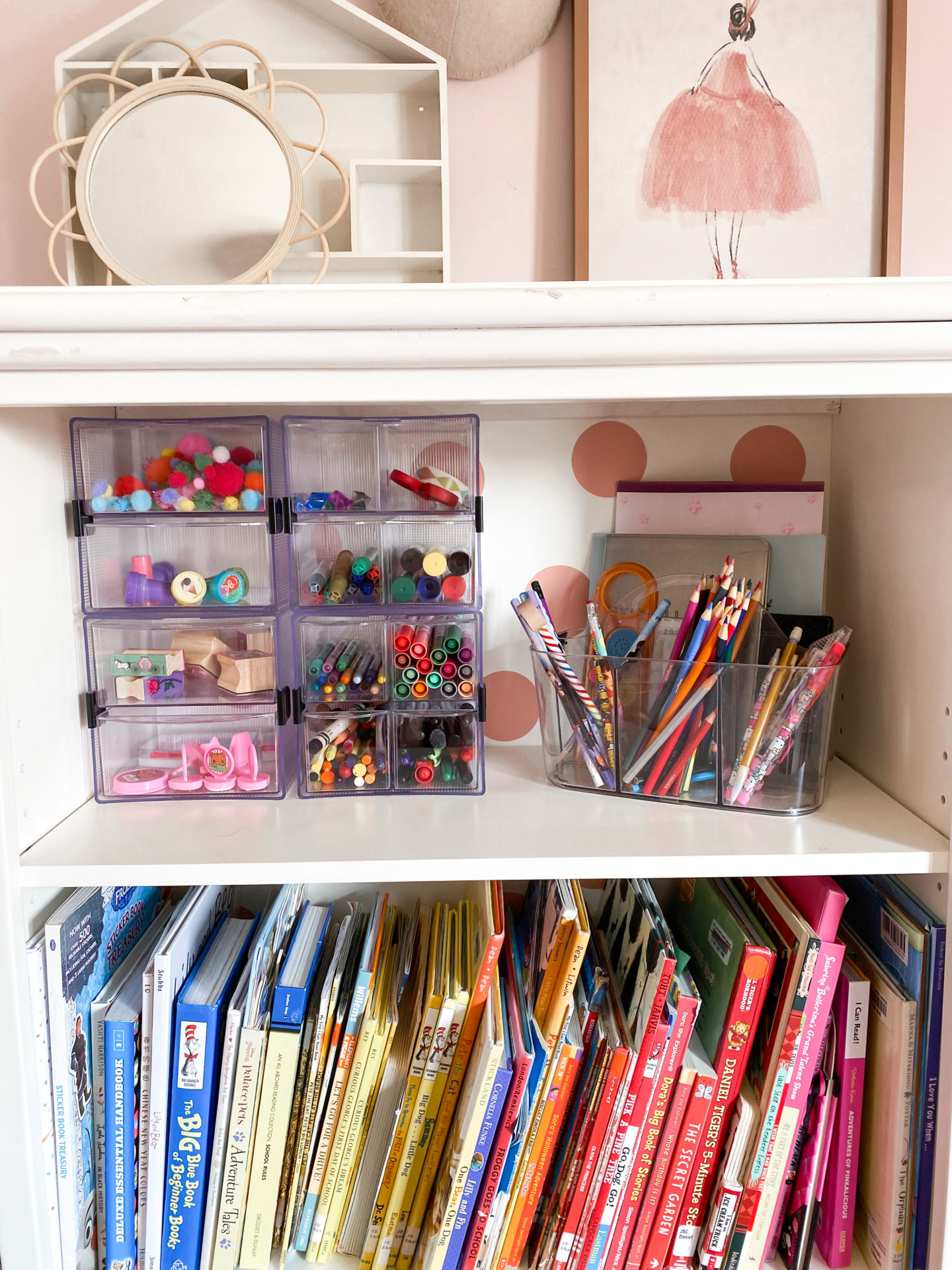 Girl's Room Organization Ideas | SandyALaMode