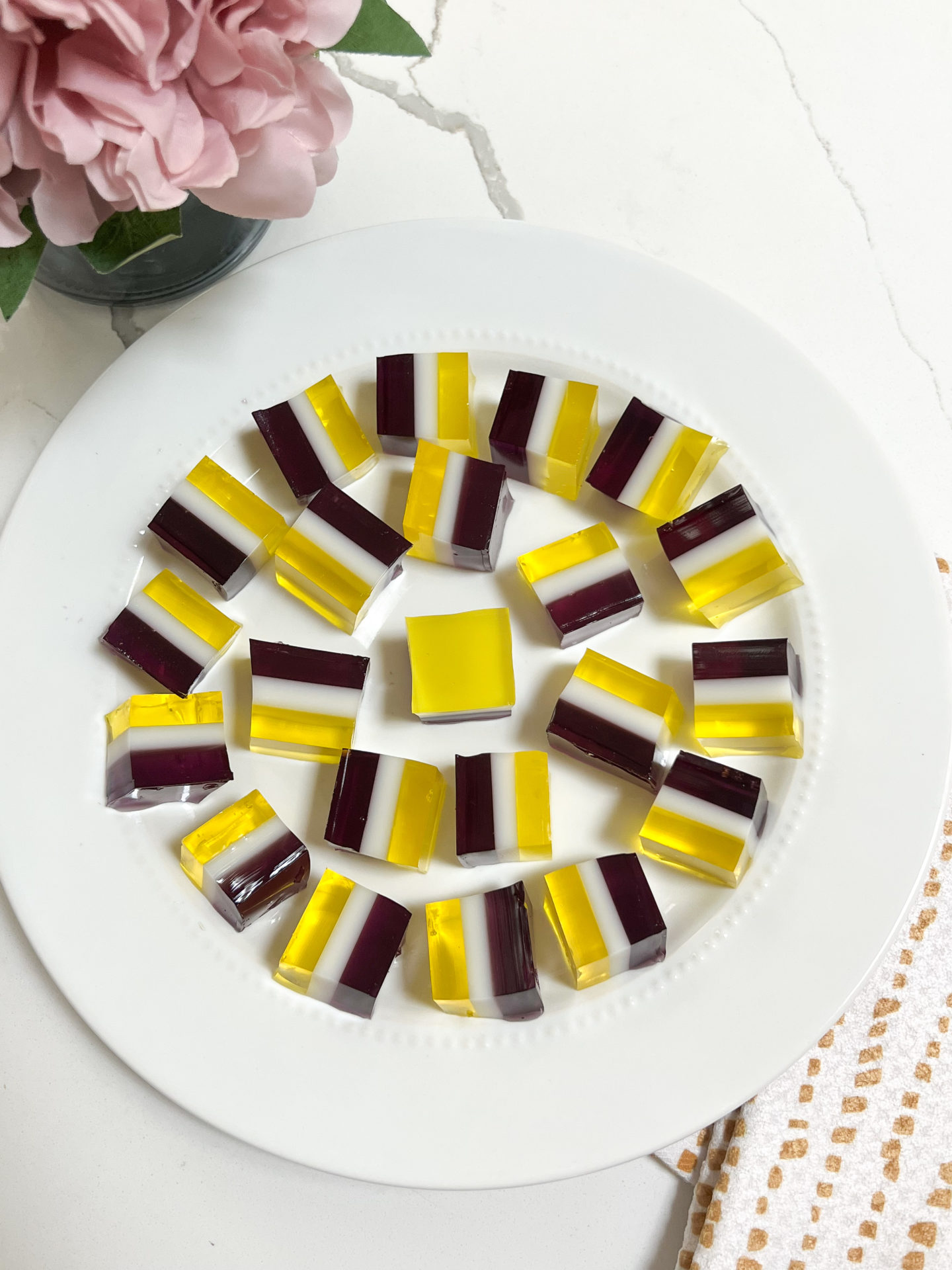 My Mom's Three Layered Jello Recipe | SandyALaMode